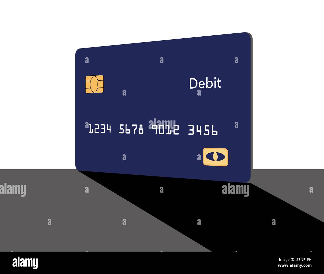 Contactless debit card Stock Vector Images - Alamy