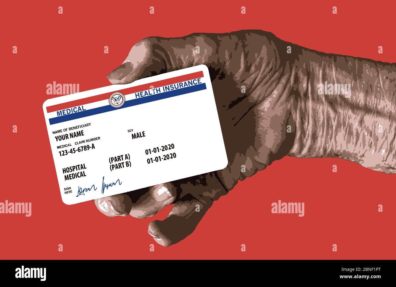 Elderly vector hi-res stock photography and images - Alamy