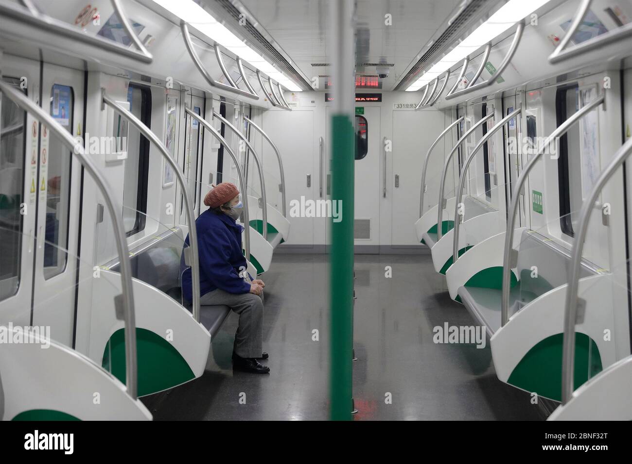 Passengers take underground to their destination as some lines of the ...