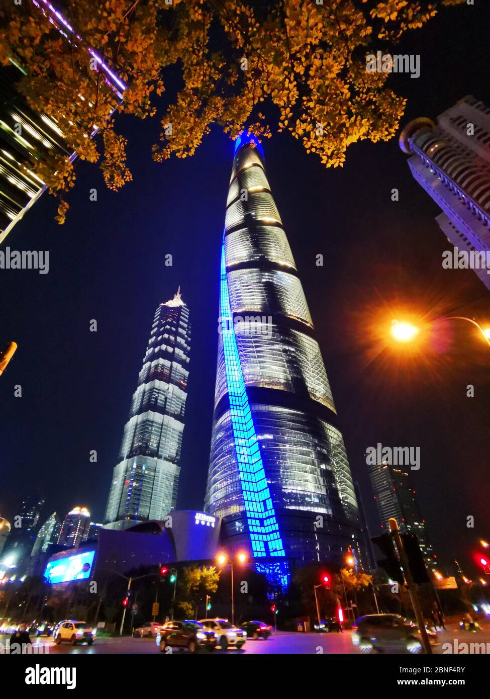 Landmarks including the Oriental Pearl Radio & Television Tower ...