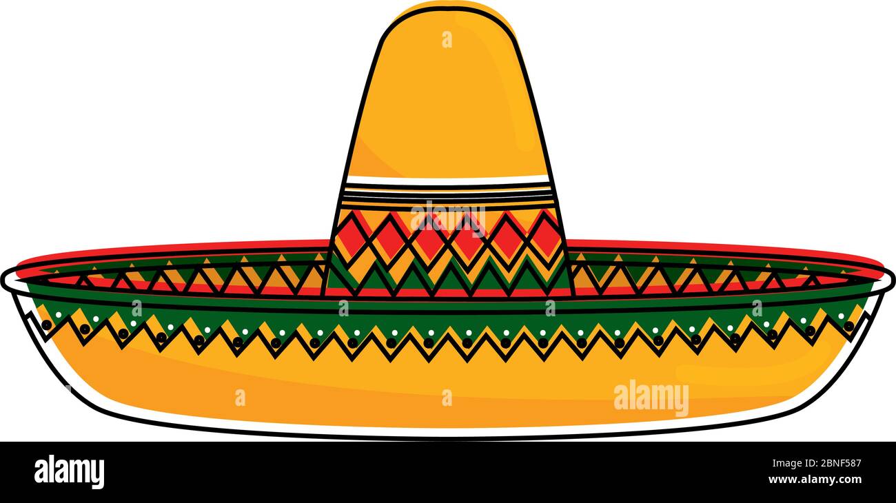 Isolated traditional mexican hat Stock Vector Image & Art - Alamy