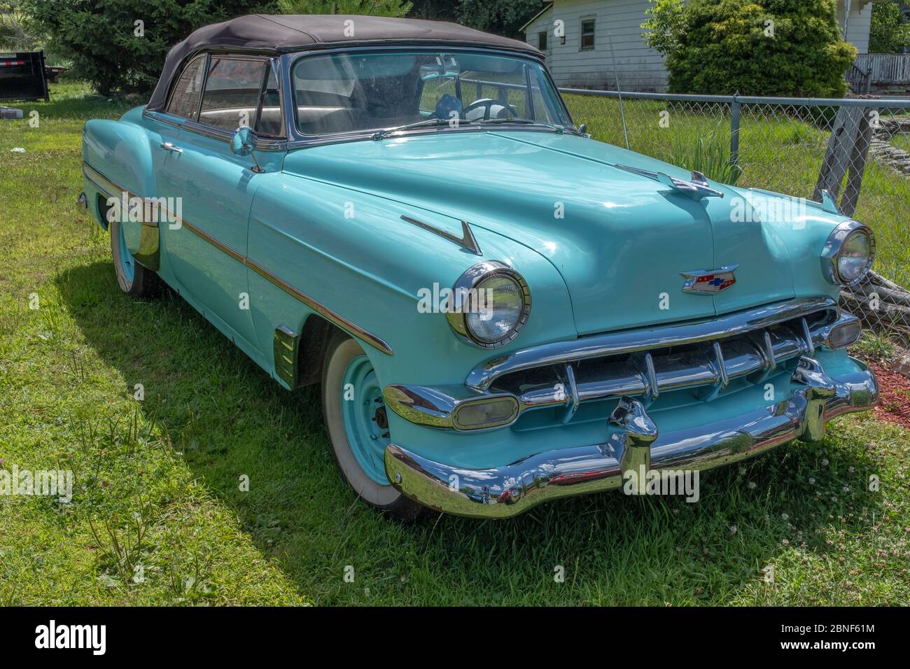 1954 Light Blue Convertible