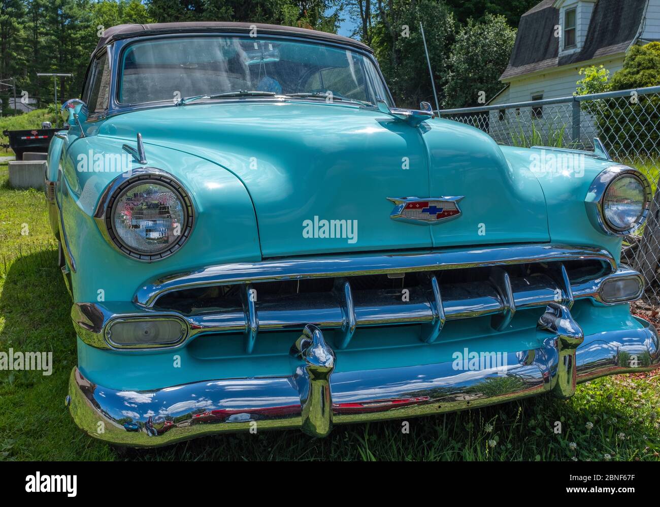 1954 Light Blue Convertible