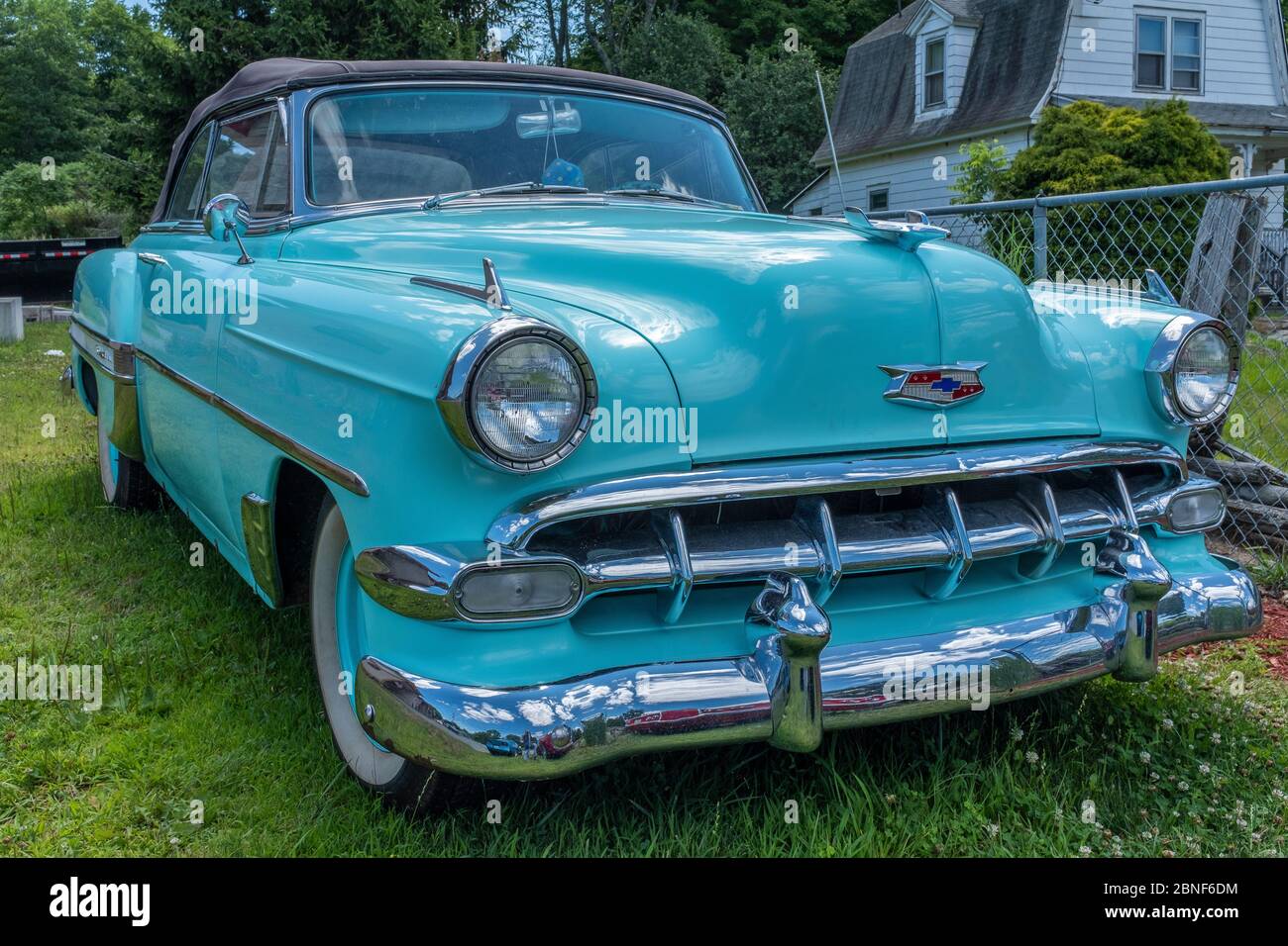 1954 Light Blue Convertible