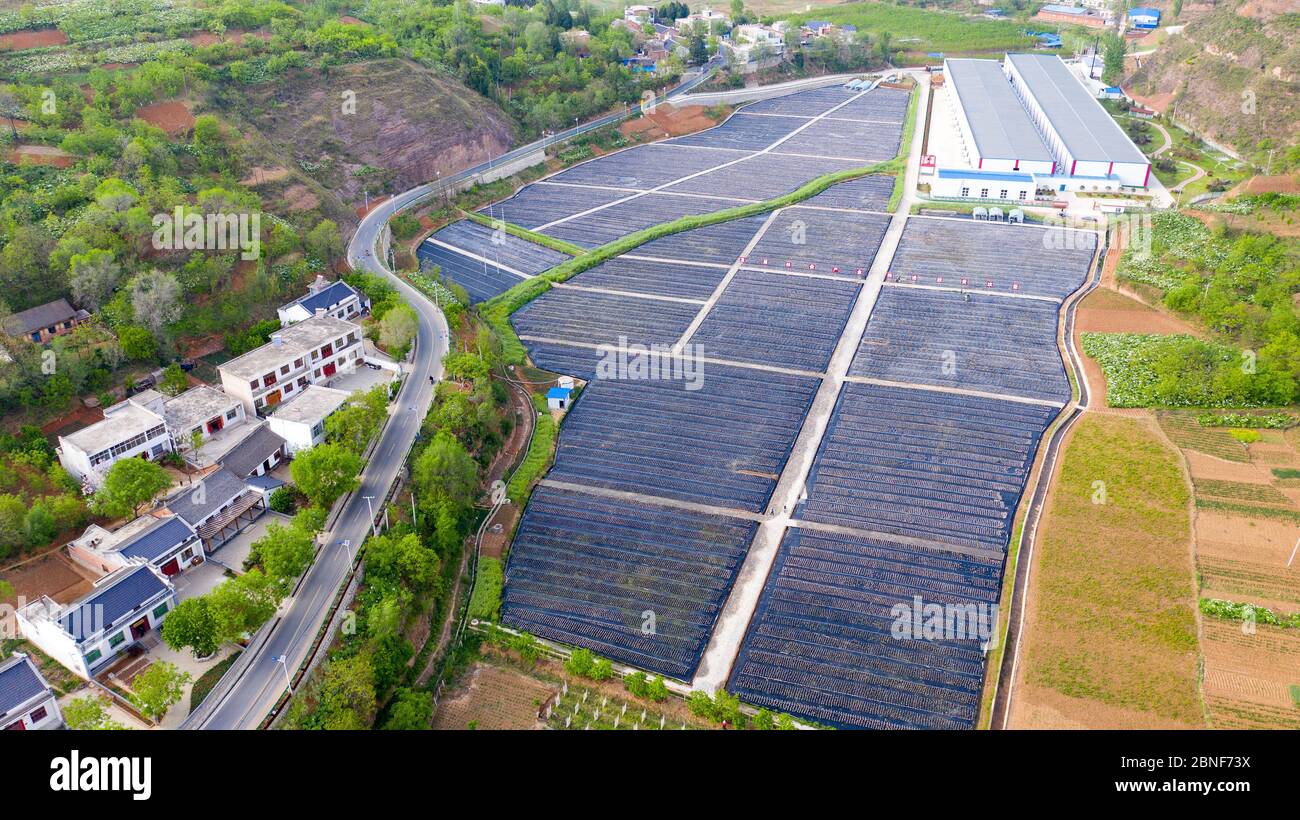 Chinese factory aerial view hi-res stock photography and images - Alamy