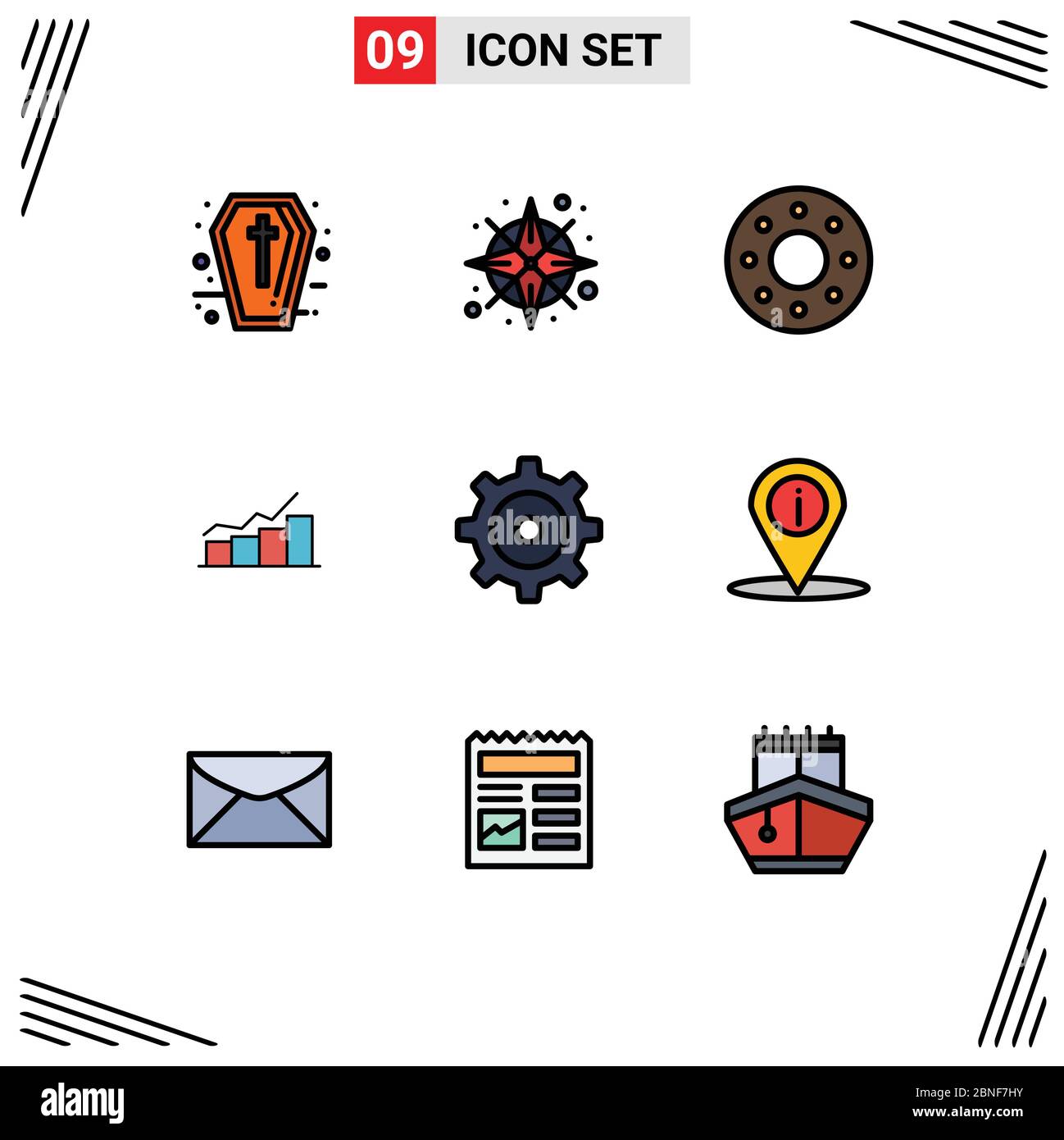 Donut graph hi-res stock photography and images - Alamy