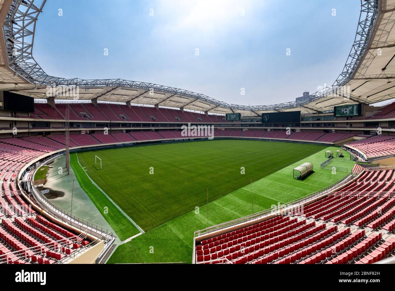 The inside view of Hongkou Football Stadium, home court of Shanghai ...