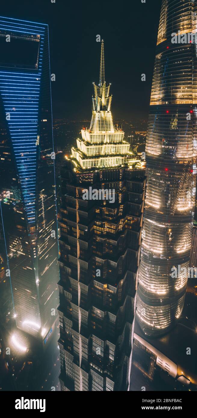--FILE--An aerial view of Jin Mao Tower, an 88-story landmark ... --FILE--An aerial view of Jin Mao Tower, an 88-story landmark ...