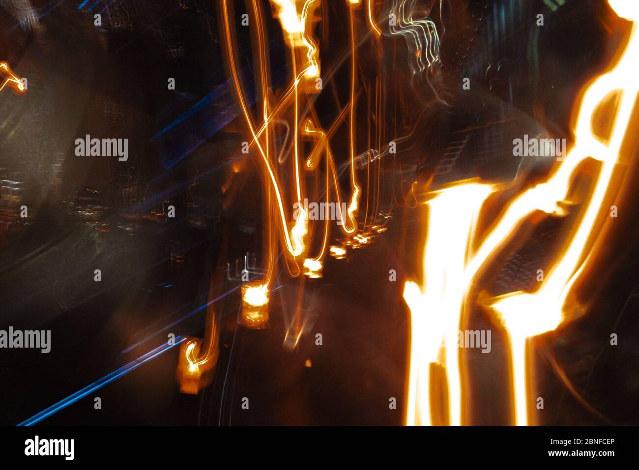 Abstract image of light motion blur and trail lights Stock Photo - Alamy