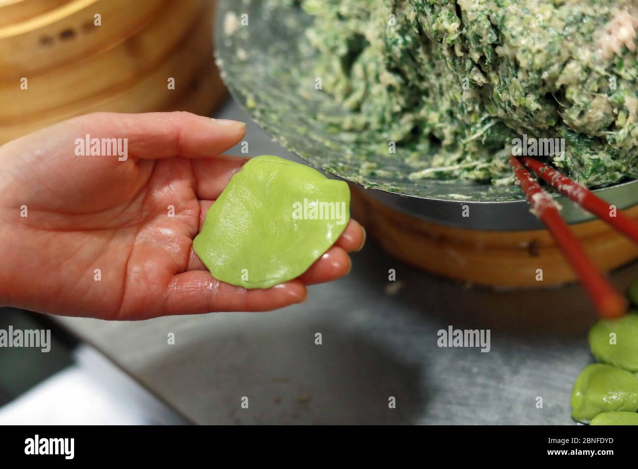 Guyiyuan Restaurant in Shanghai is famous for Xiaolongbao, a type of ...
