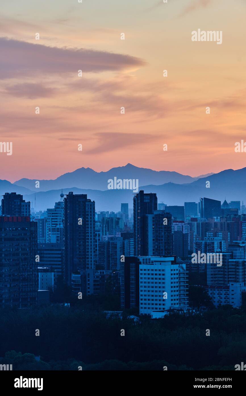 Beijing landmarks, including the China Zun, stand to form a skyline at ...