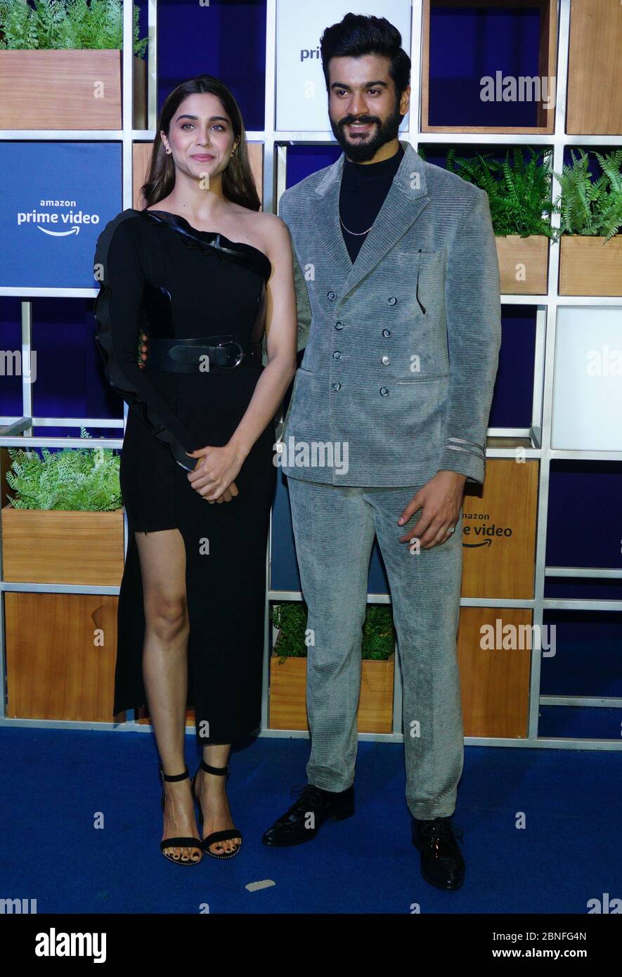 MUMBAI, INDIA - JANUARY 16: Sunny Kaushal and Sharvari Wagh(L) during ...