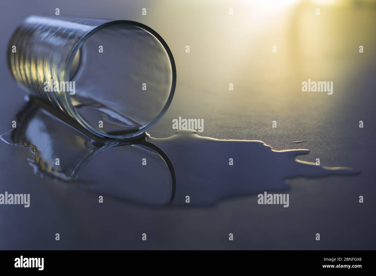 Spilled glass water hi-res stock photography and images - Alamy