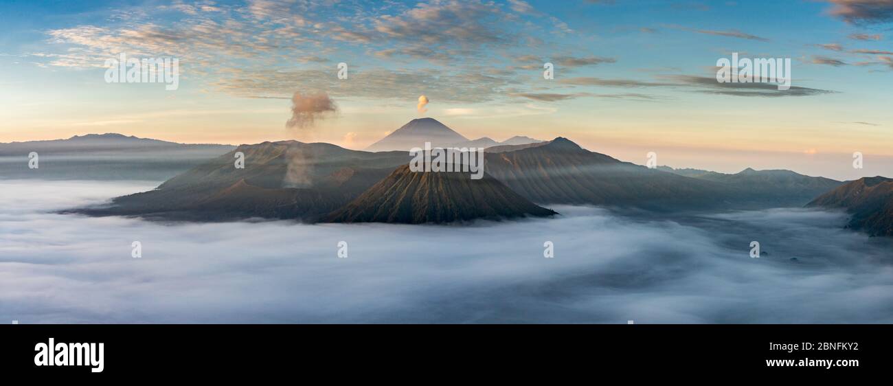 --File--In this undated photo, the nature scenery around Mount Bromo ...