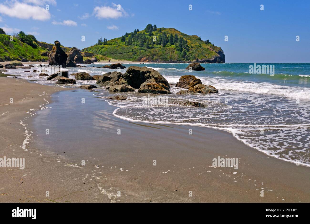 Trinidad State Beach in California Stock Photo - Alamy