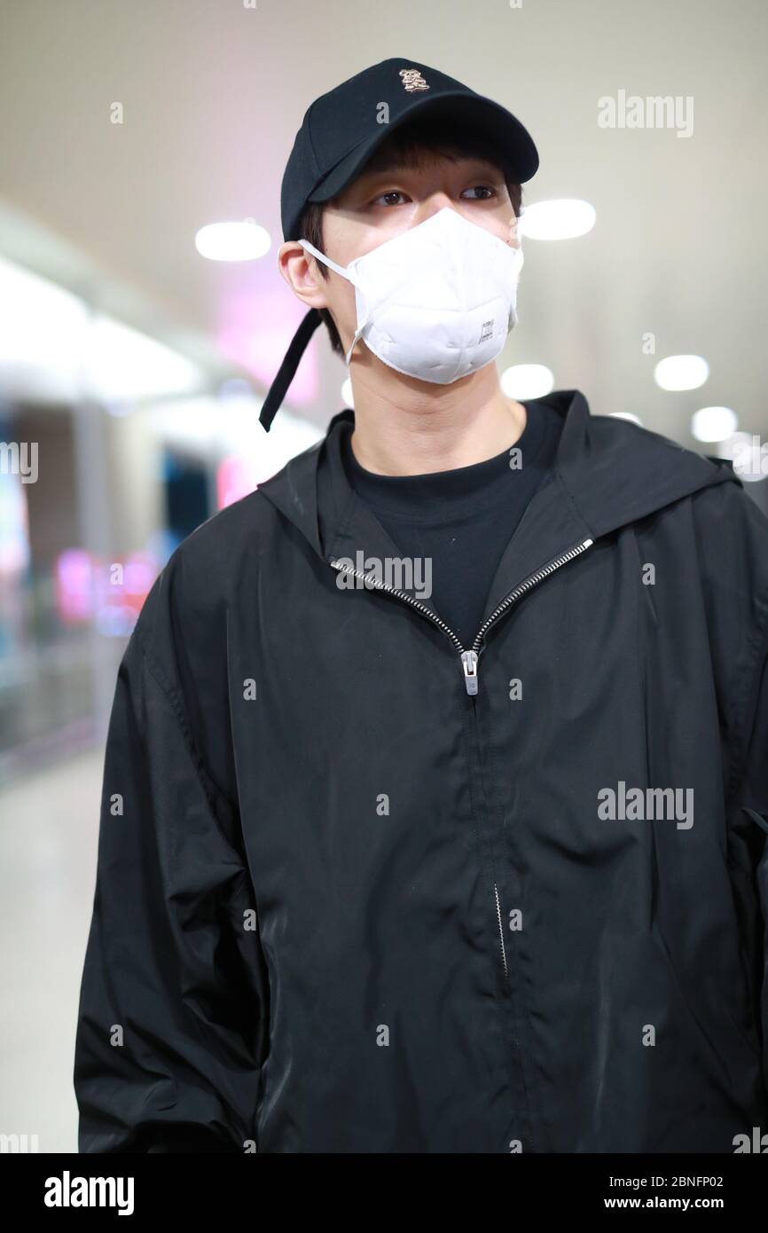 Chinese actor Wei Daxun shows up at a Shanghai airport after landing in ...