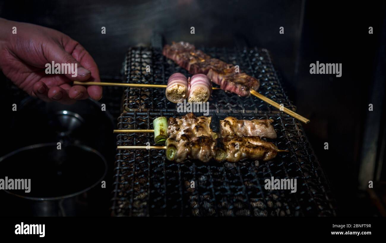 Yakitori stand hi-res stock photography and images - Alamy