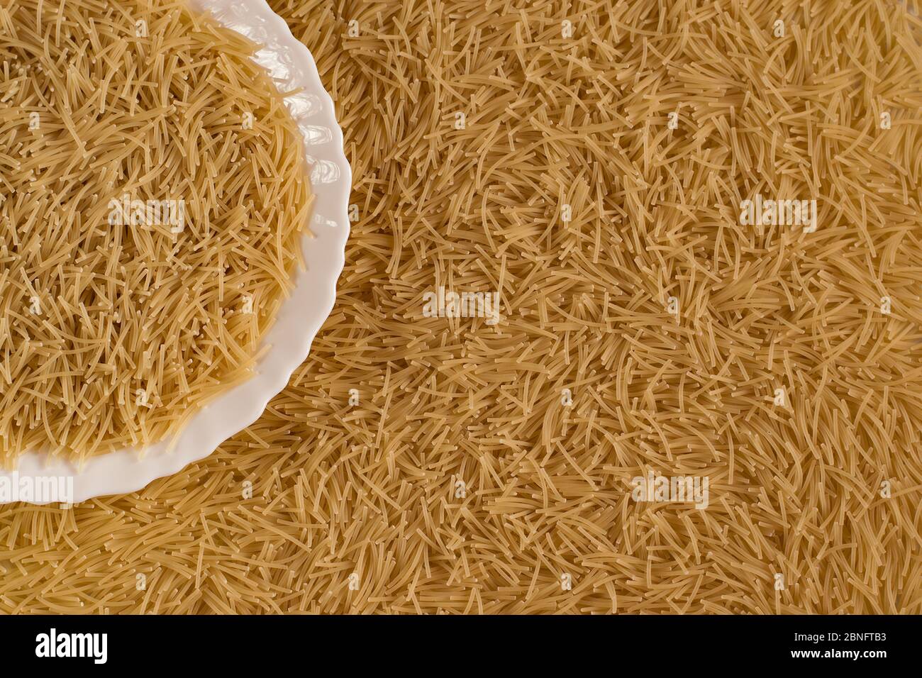 Raw vermicelli uncooked pasta hi-res stock photography and images - Alamy
