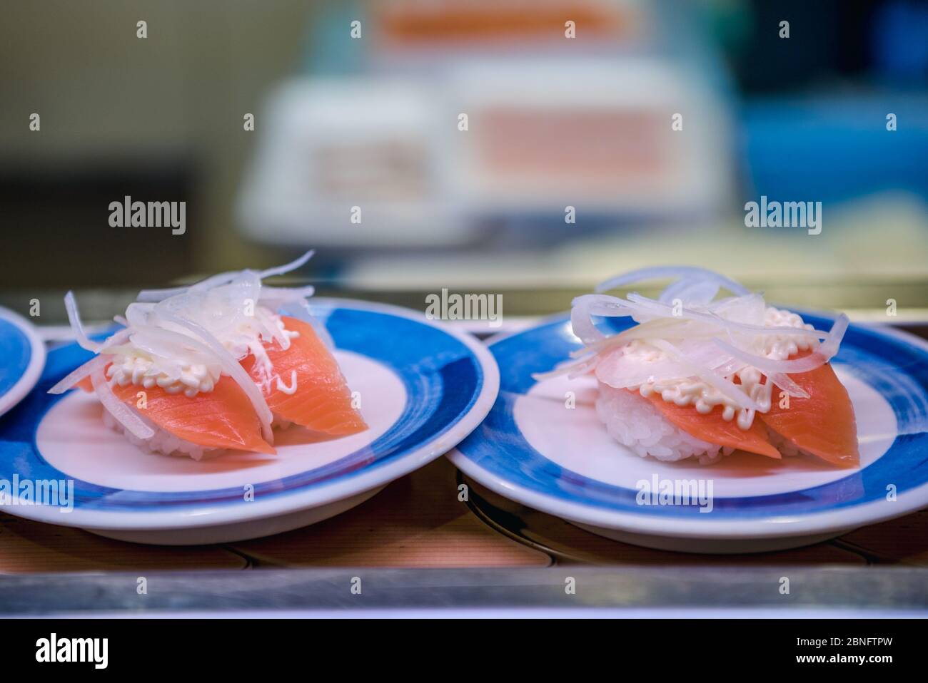 Moving sushi restaurant hi-res stock photography and images - Alamy