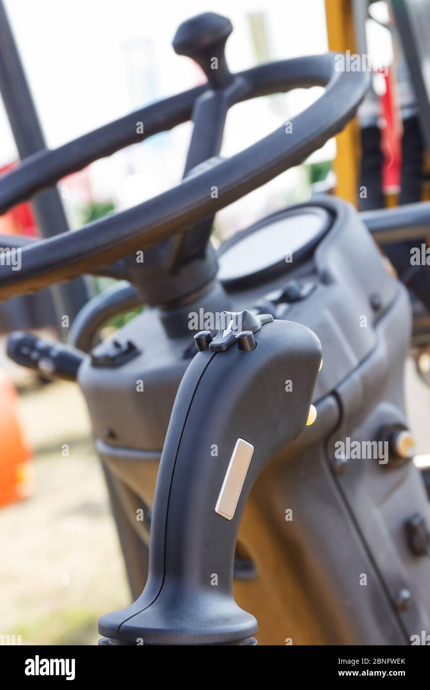Excavator control panel hi-res stock photography and images - Alamy