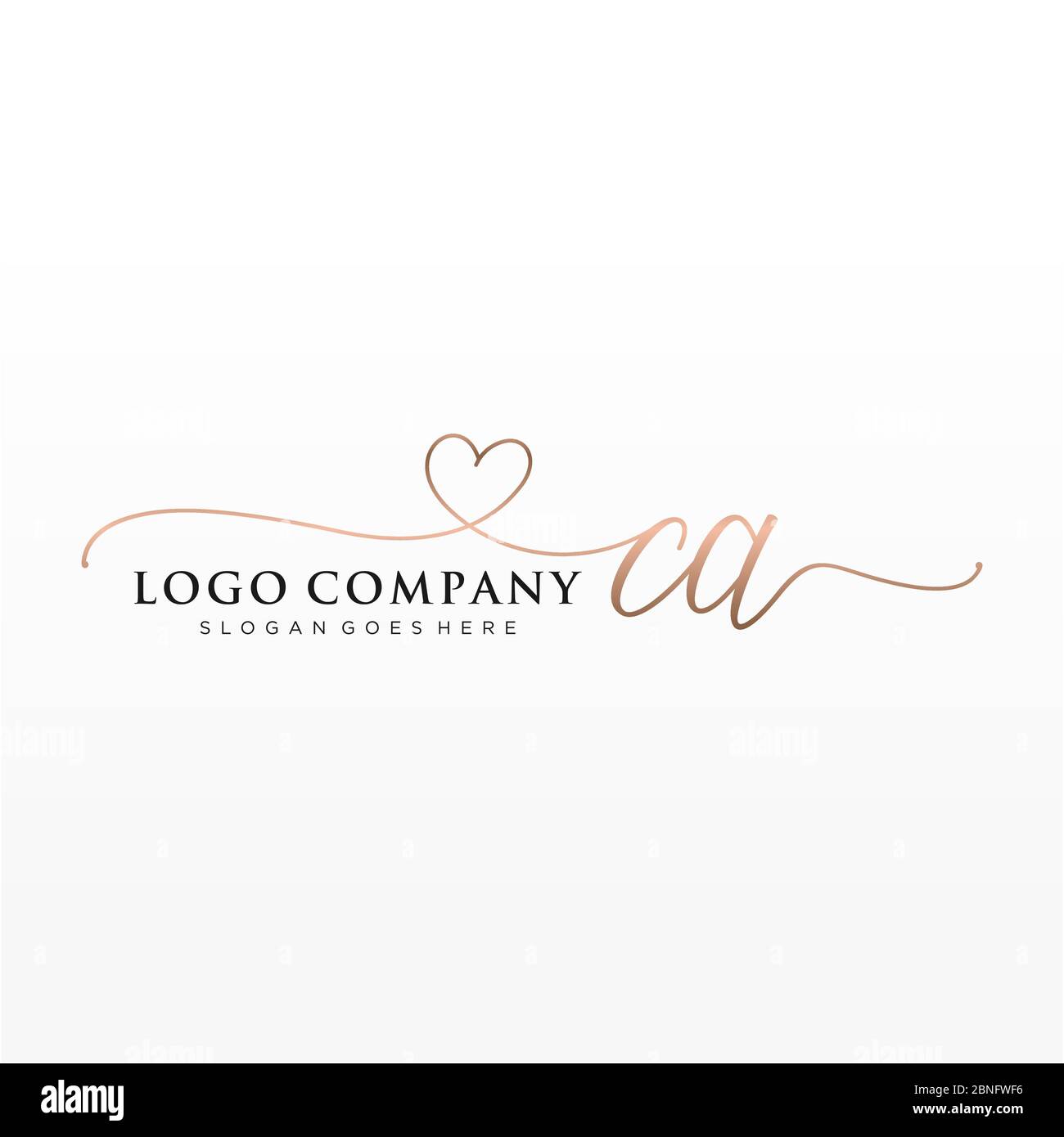 Ca initials logo hi-res stock photography and images - Alamy