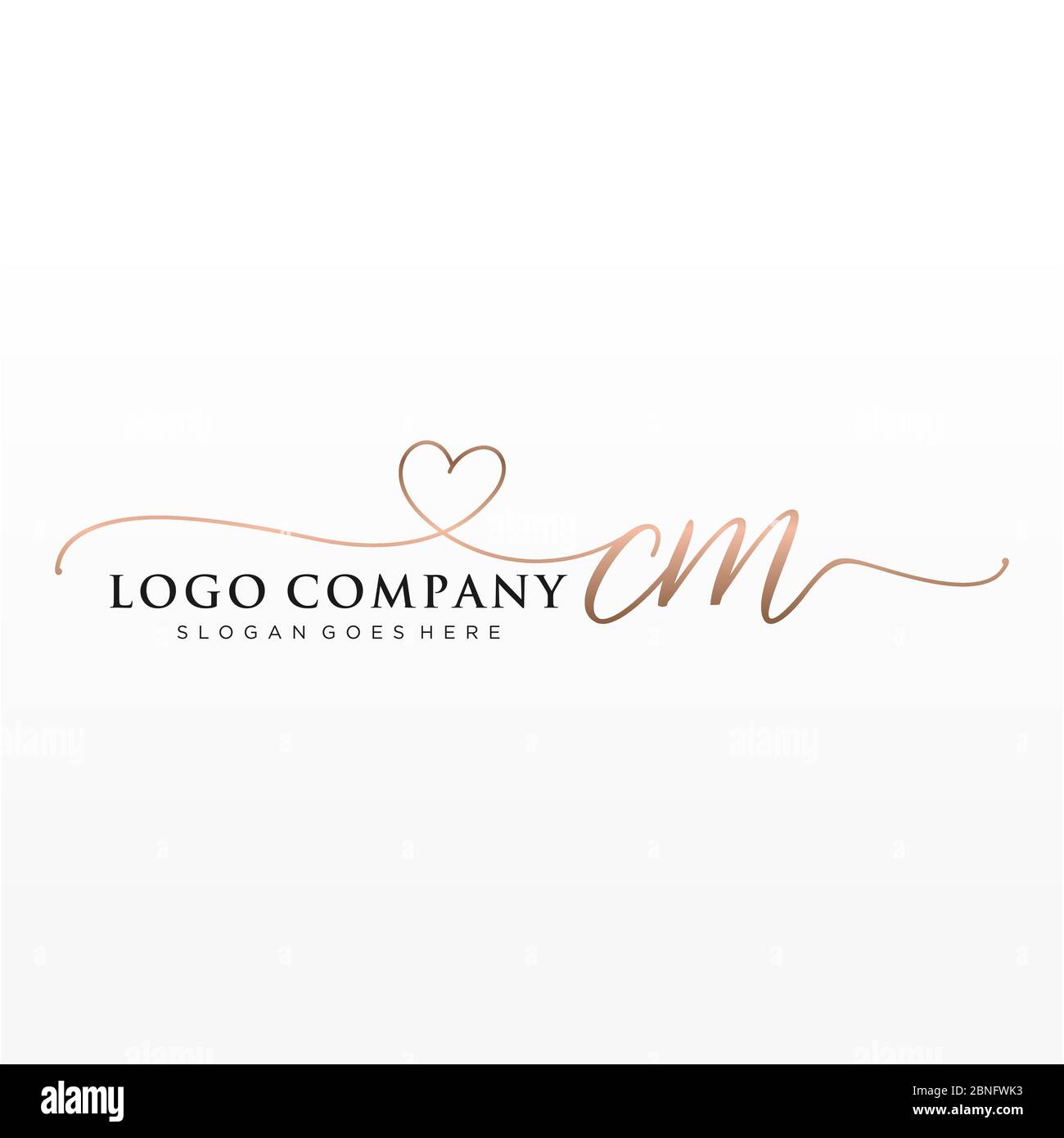 Cm initials logo hi-res stock photography and images - Alamy