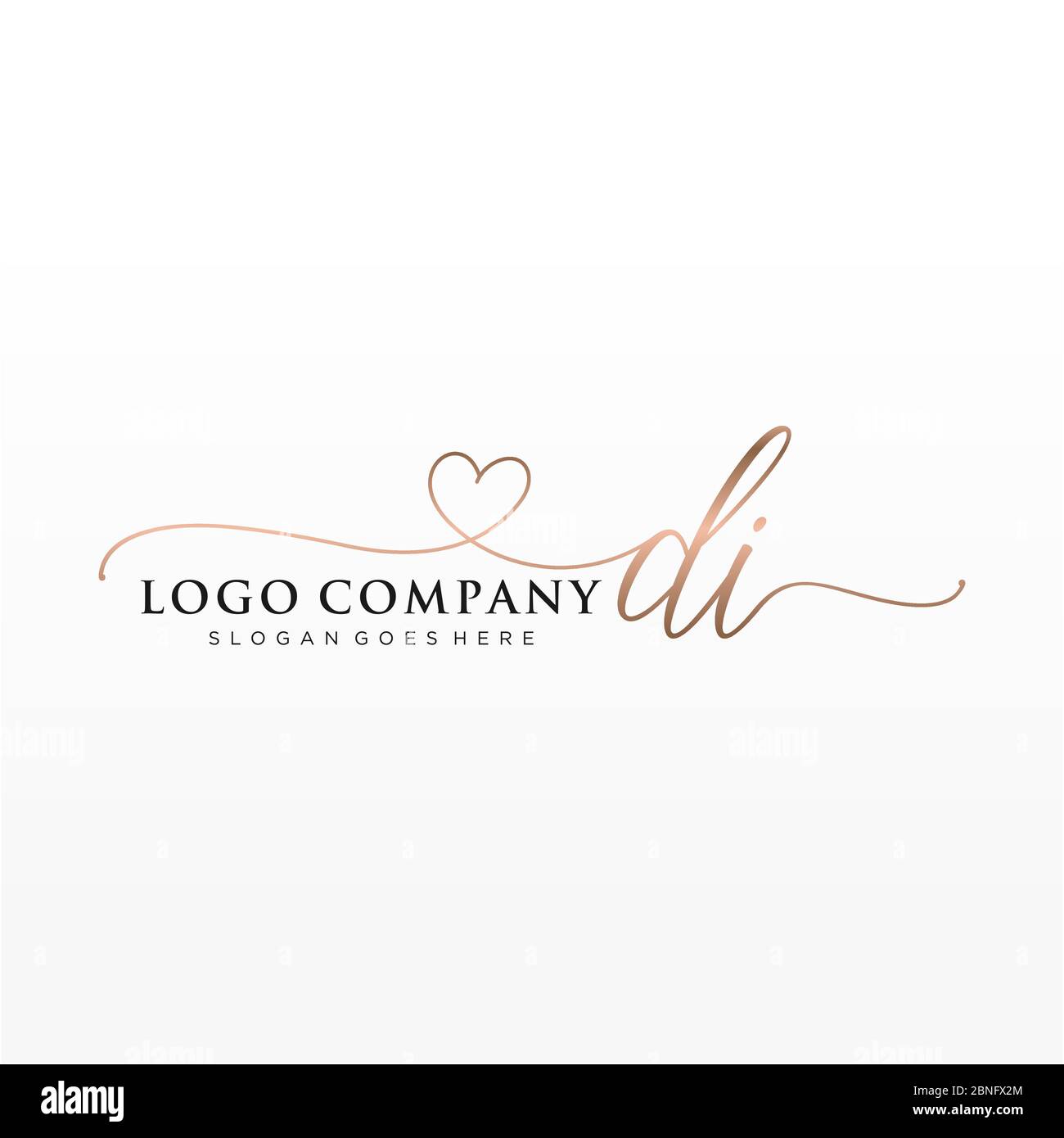 Di initials logo Stock Vector Images - Alamy