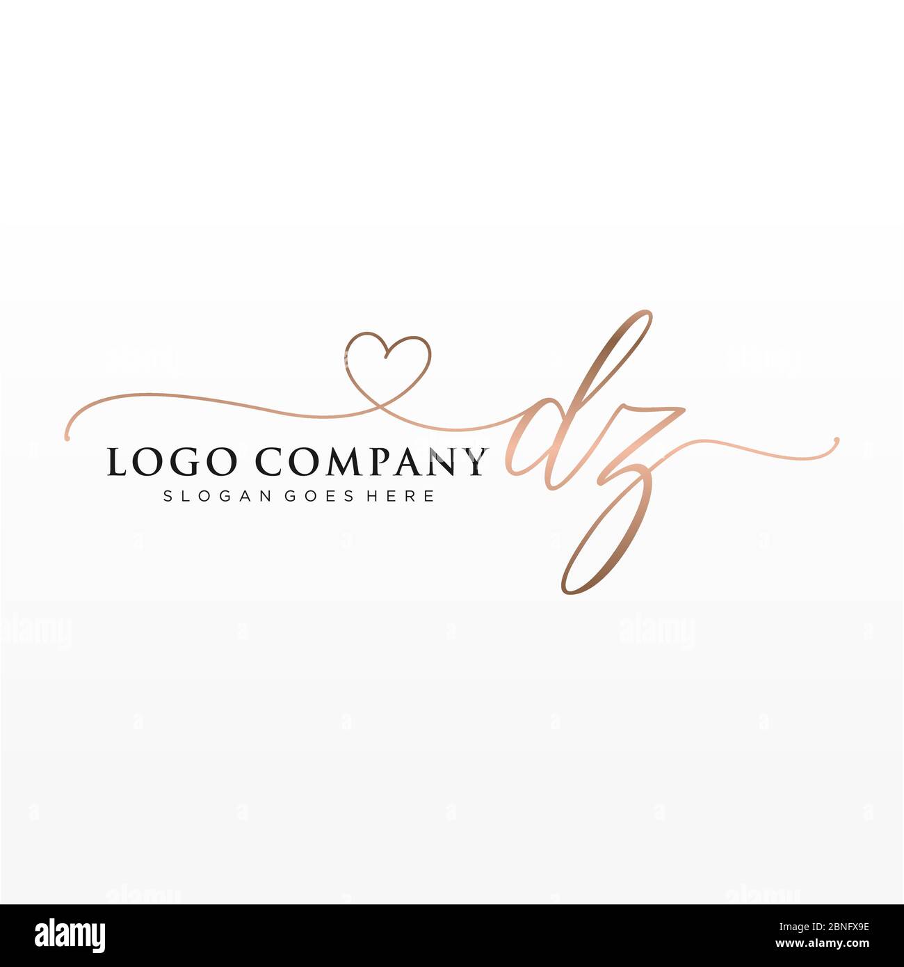 Dz initials logo Cut Out Stock Images & Pictures - Alamy