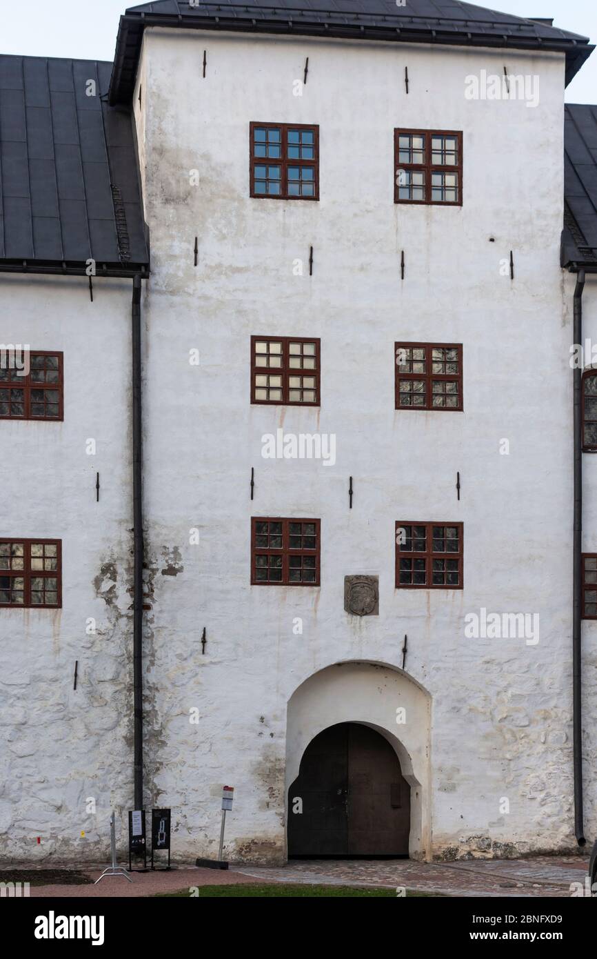 Medieval Turku Castle (Turun linna) at Linnankatu street in Turku ...