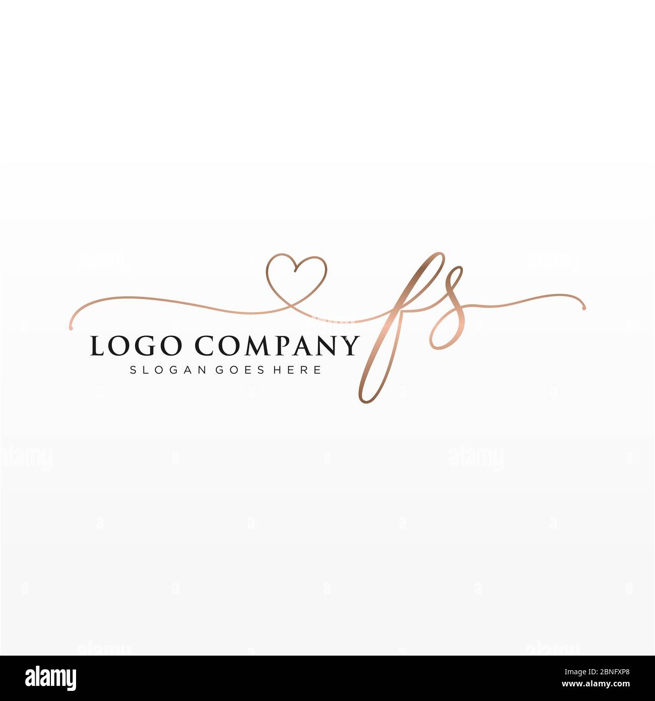 Fs modern logo hi-res stock photography and images - Alamy