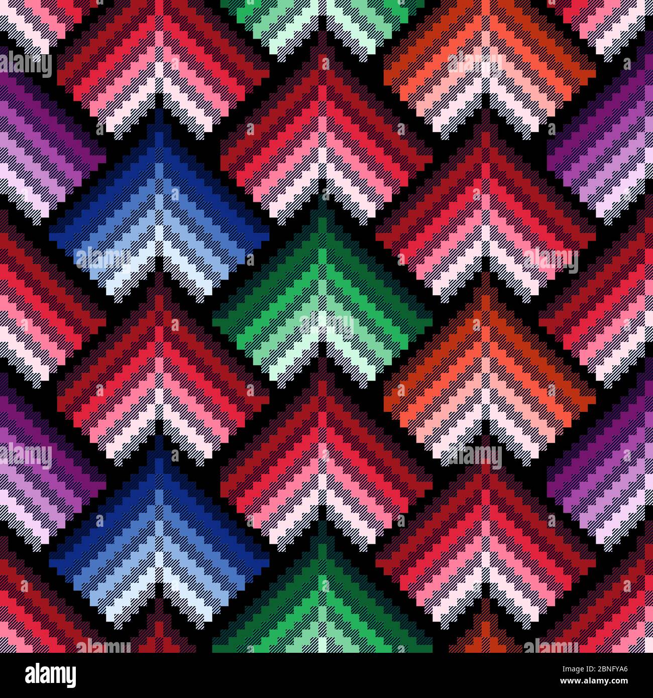 Seamless vector pattern of repetitive elements with different ...