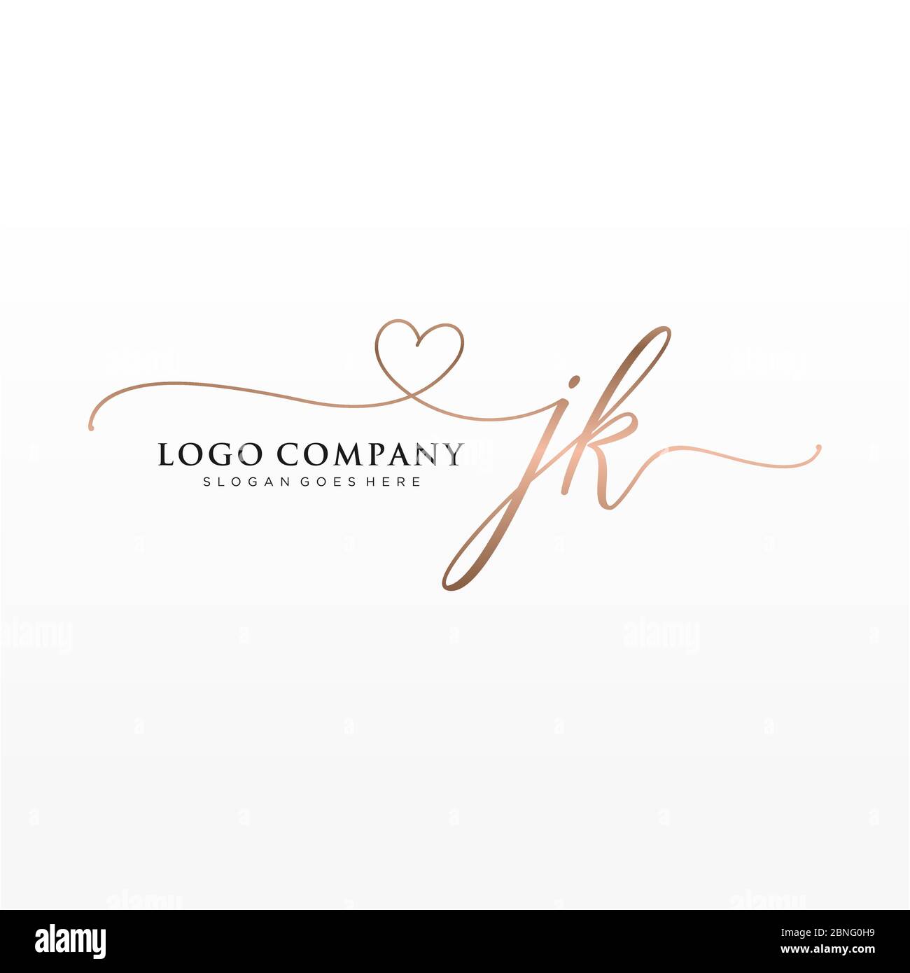 Jk initials logo Stock Vector Images - Alamy