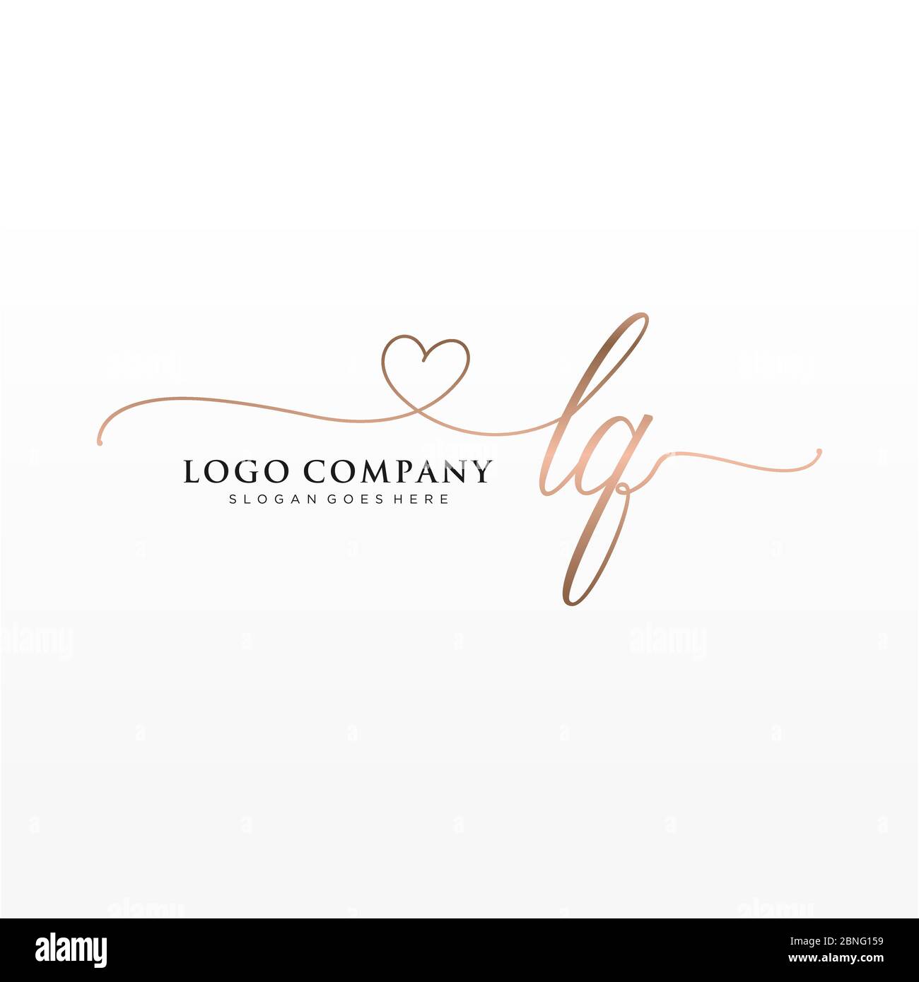 Lq initials logo Stock Vector Images - Alamy