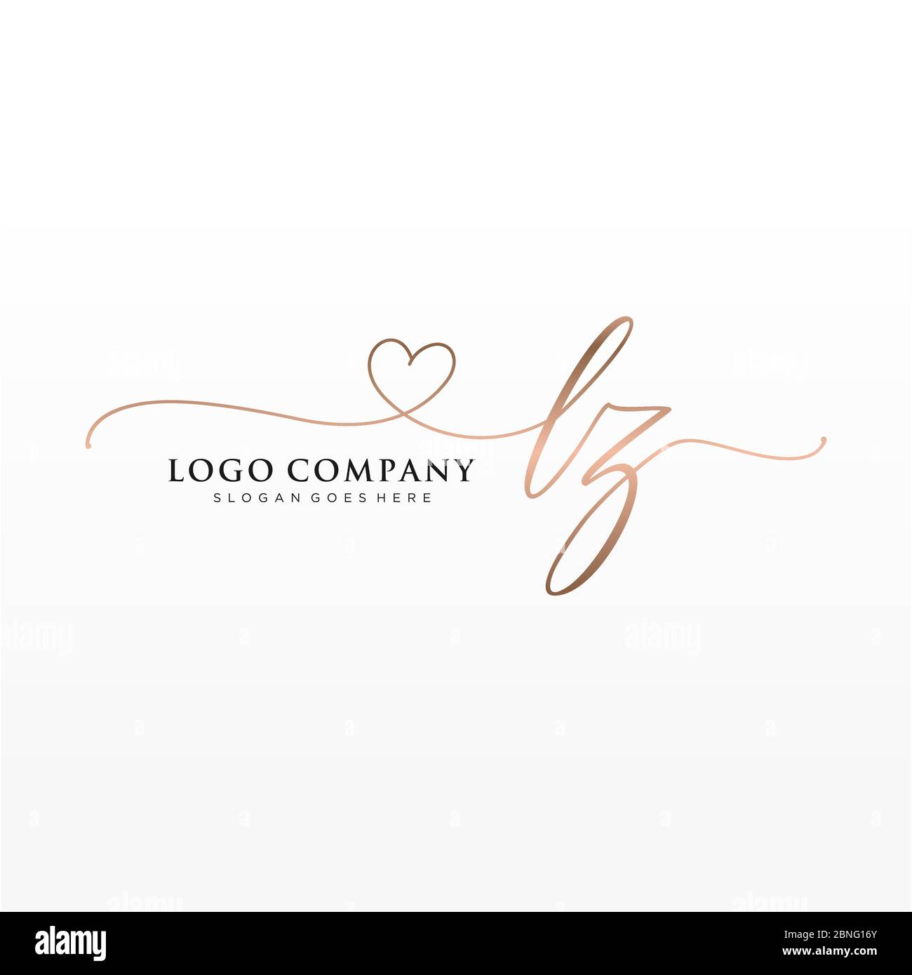 Lz letter design hi-res stock photography and images - Alamy