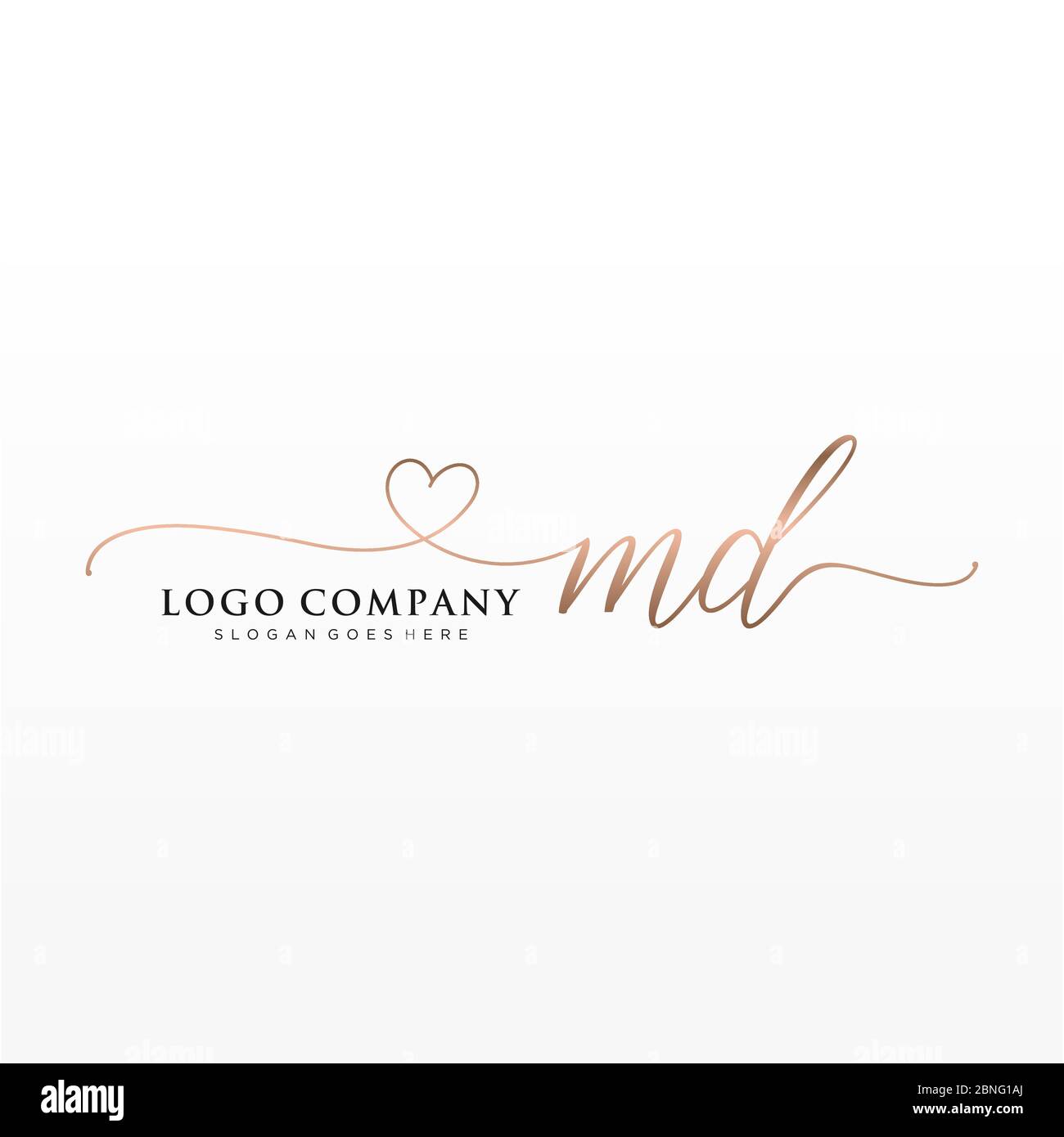 Md monogram hi-res stock photography and images - Alamy