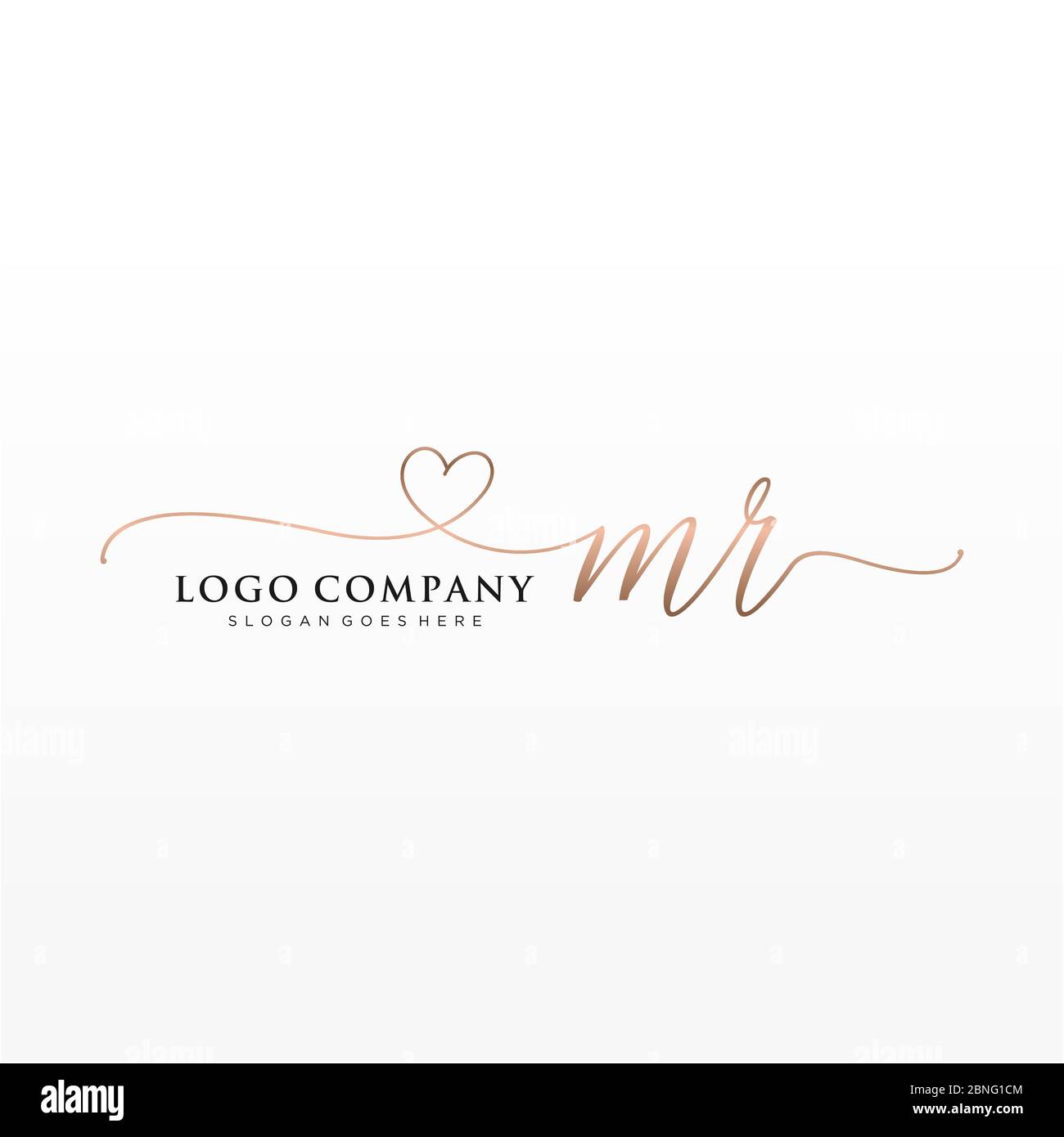 Mr initials logo hi-res stock photography and images - Alamy