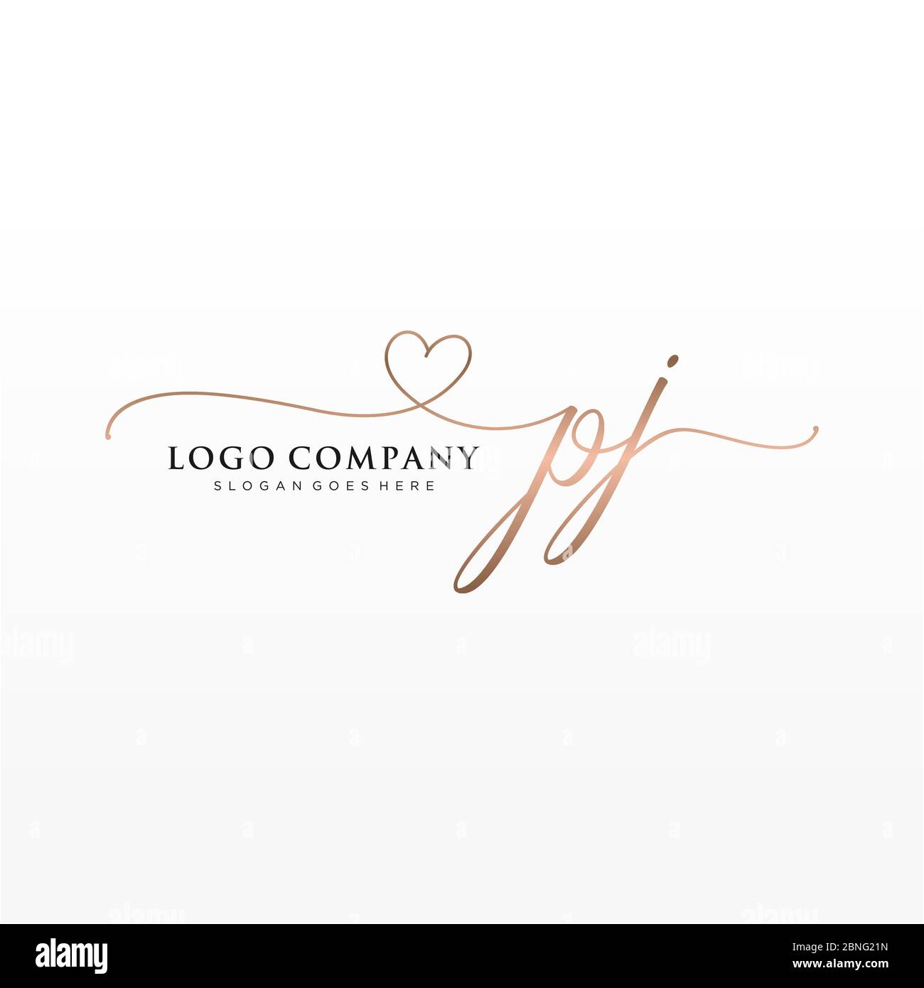 Pj initials logo hi-res stock photography and images - Alamy