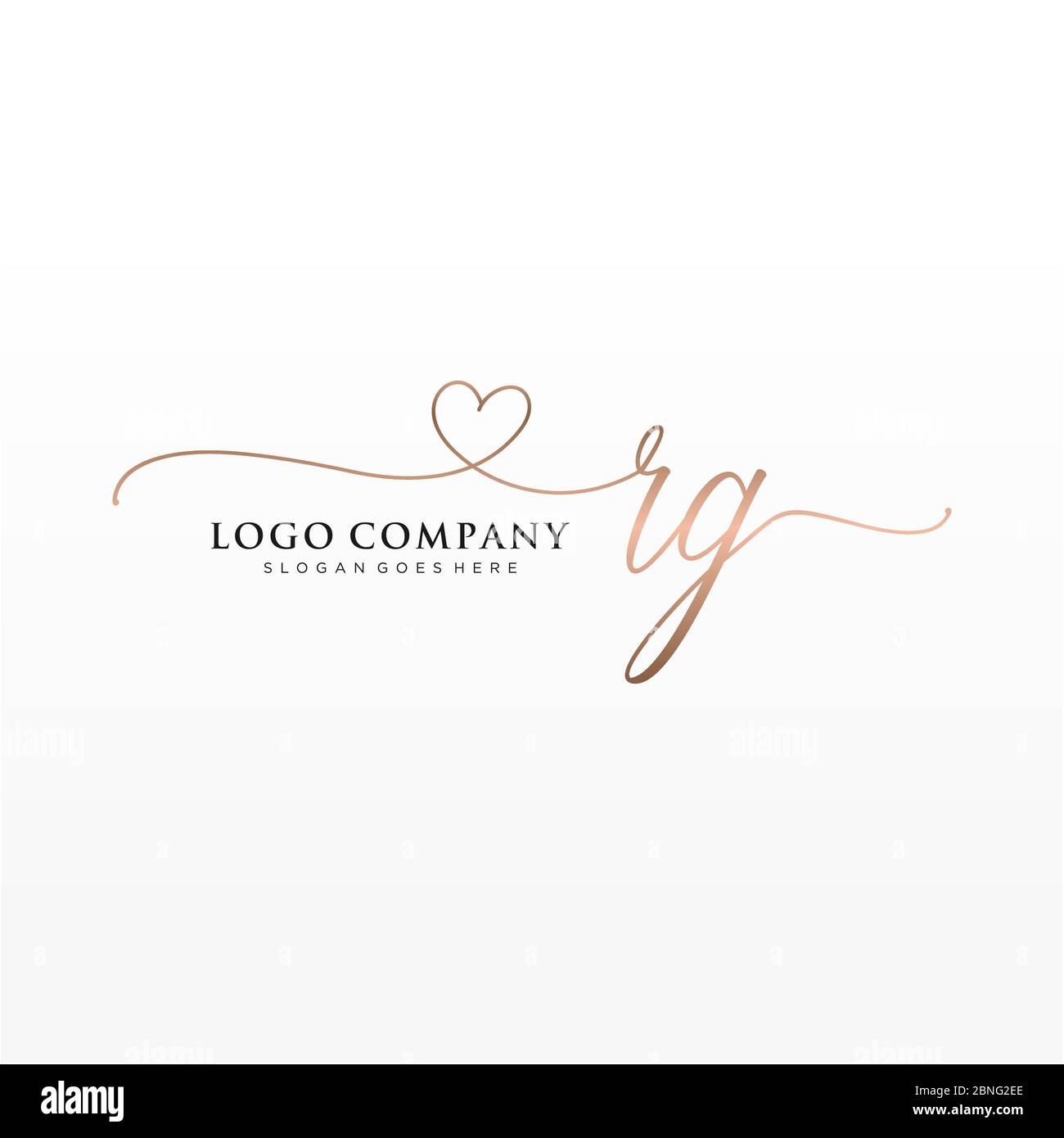 Rg initials logo Stock Vector Images - Alamy