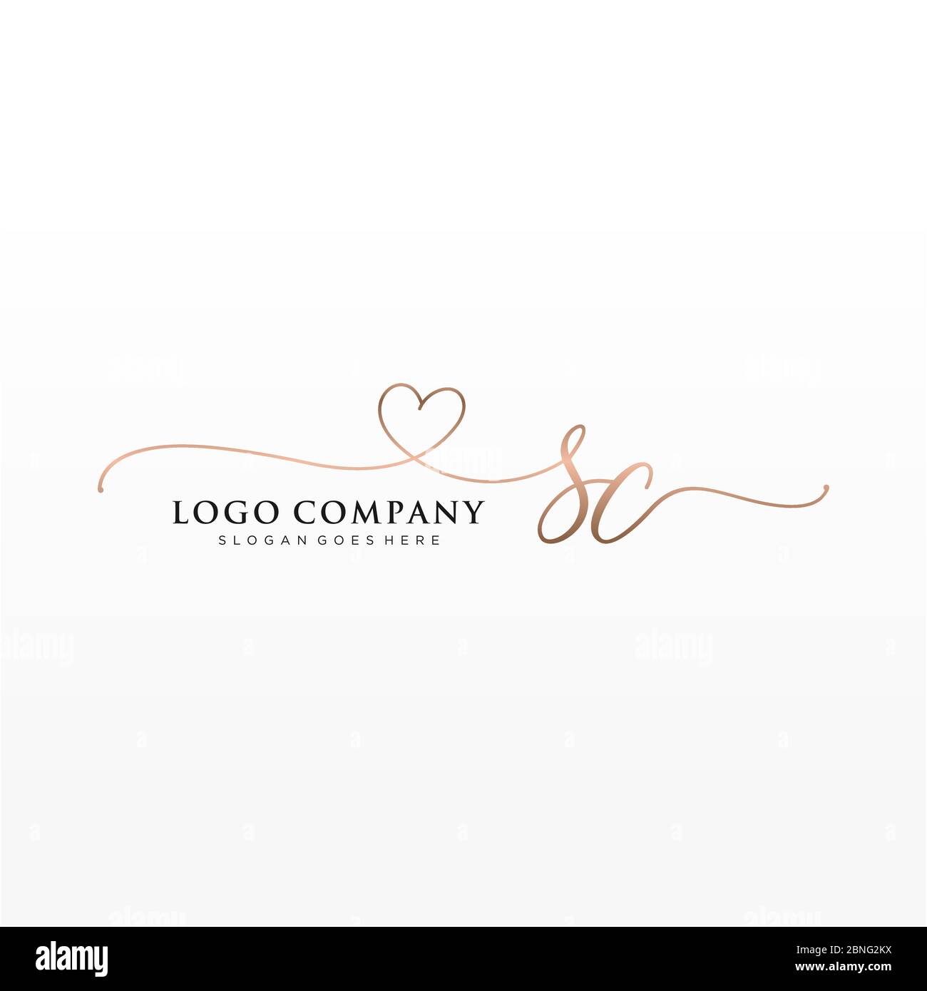 Sc initials logo Stock Vector Images - Alamy