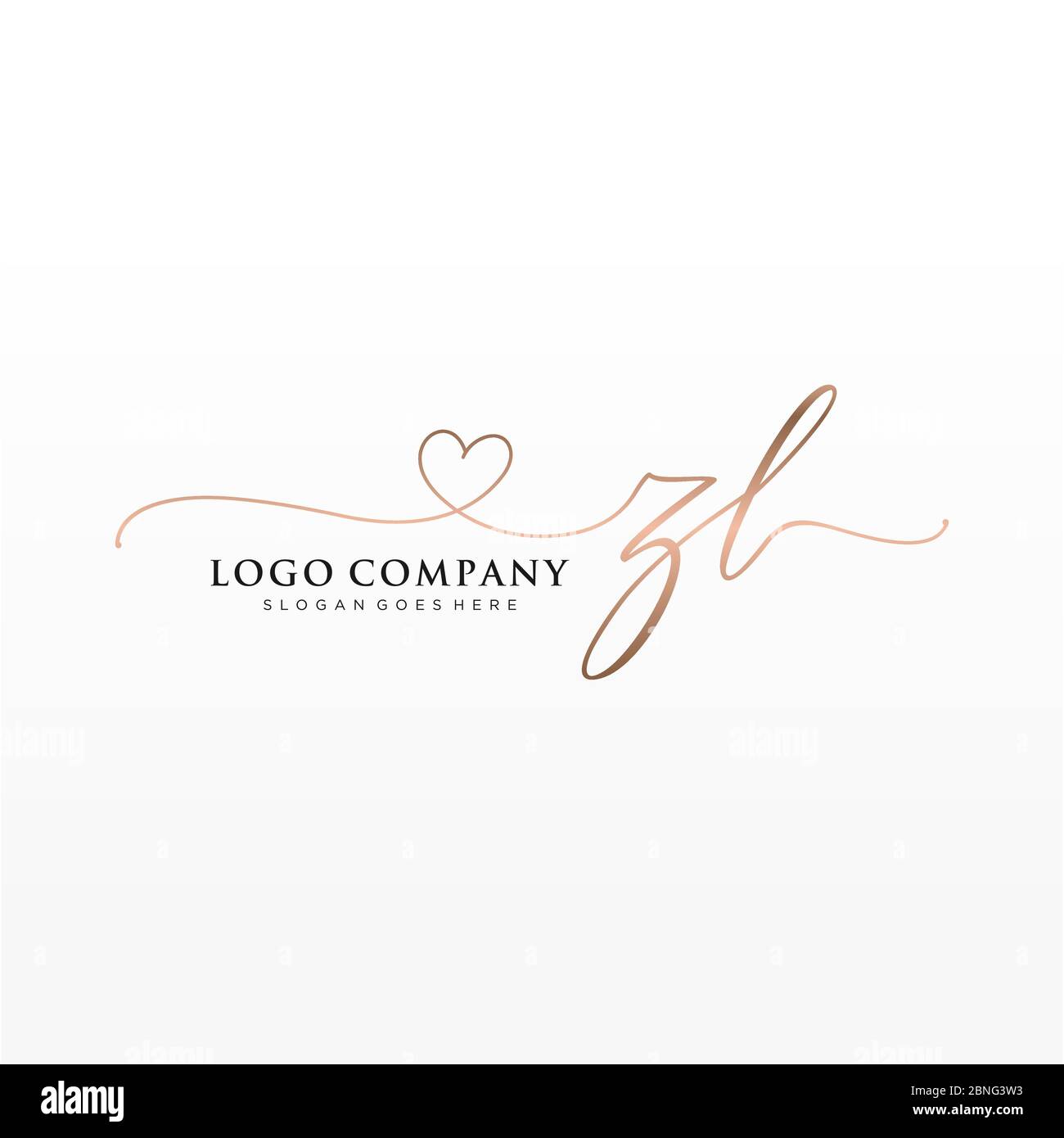 Zl initials logo Stock Vector Images - Alamy