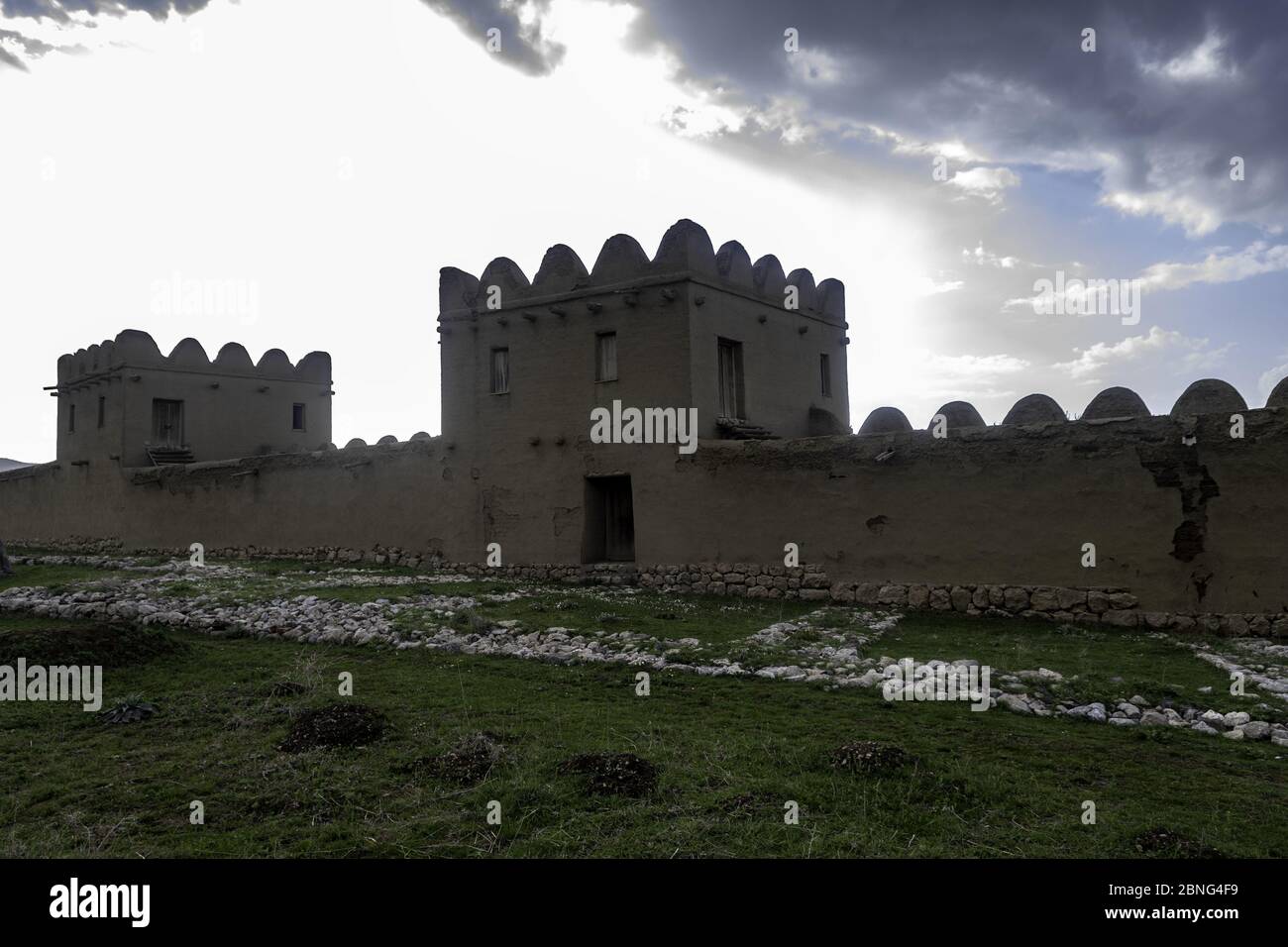 Fortress of a Hittite ruins, an archaeological site in Hattusa, Turkey ...