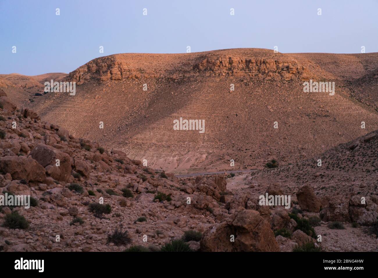 Welcome to tunisia: the Dahar Stock Photo - Alamy