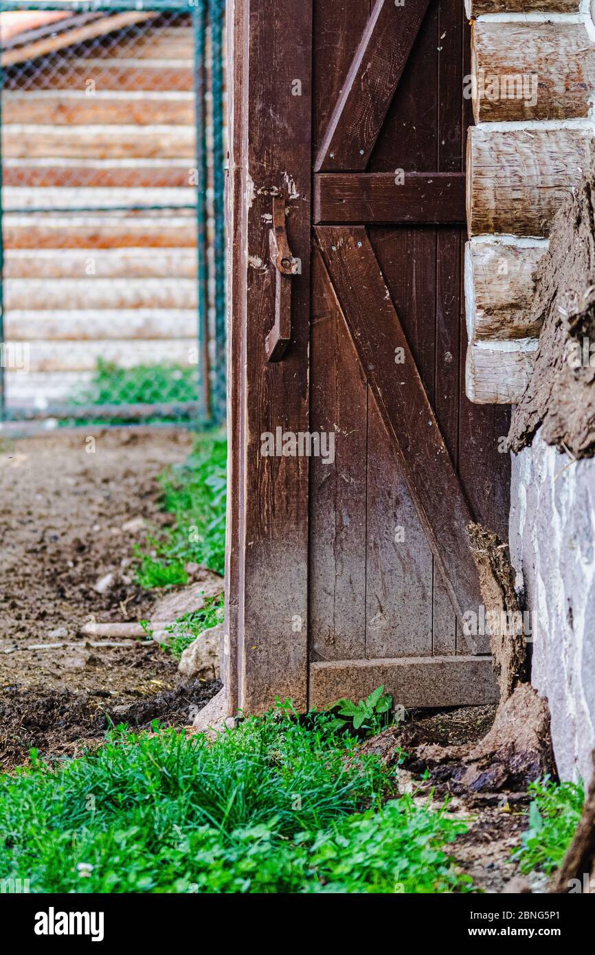 The entrance of a country farm house hi-res stock photography and ...