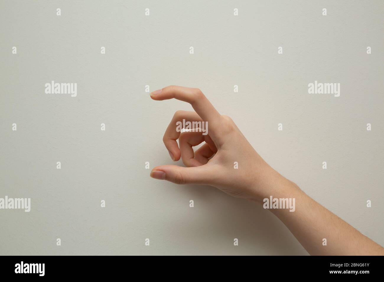 hand on white background Stock Photo - Alamy