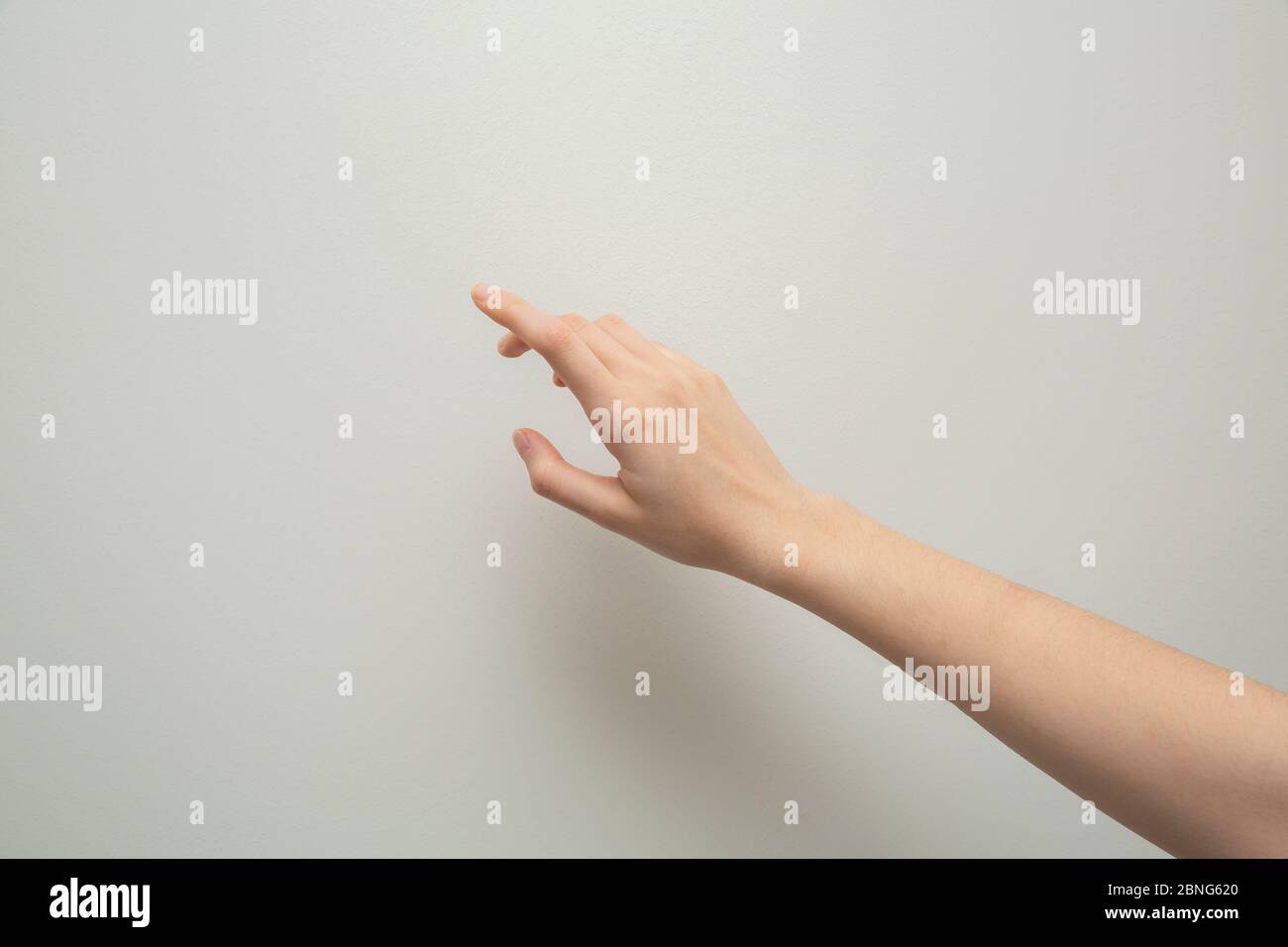 hand on white background Stock Photo - Alamy