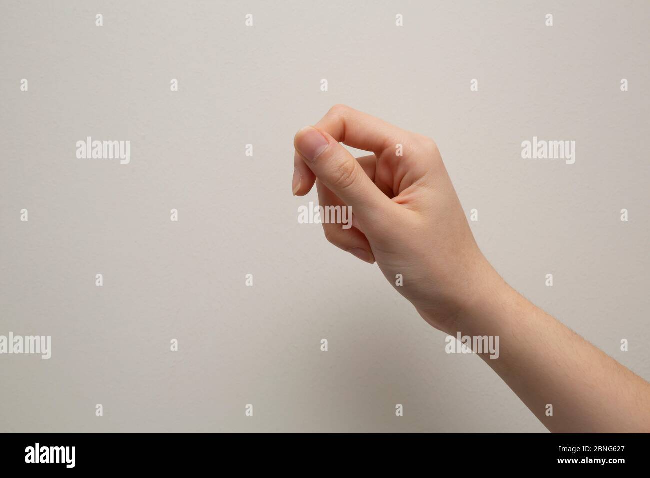 hand on white background Stock Photo - Alamy