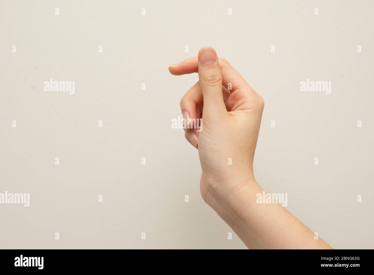 hand on white background Stock Photo - Alamy