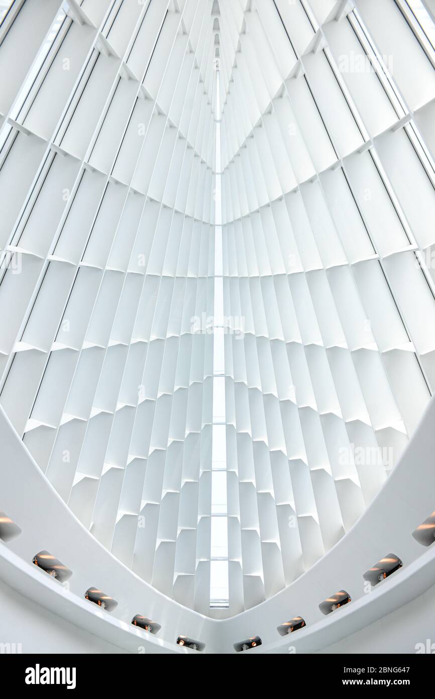 Geometric architectural of interior building design aesthetic Stock ...