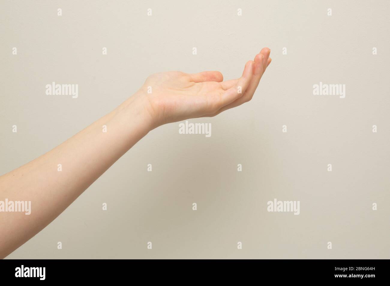 hand on white background Stock Photo - Alamy