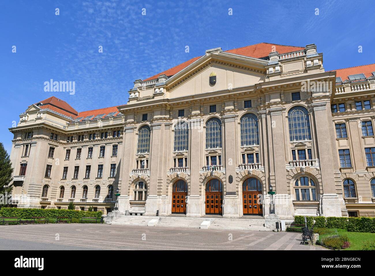 Building of the university, Debrecen, Hungary Stock Photo - Alamy